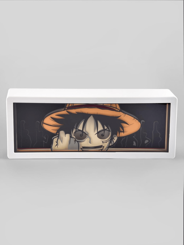 One Piece Anime LED Light Box – 3D Night Lamp Featuring Iconic ...